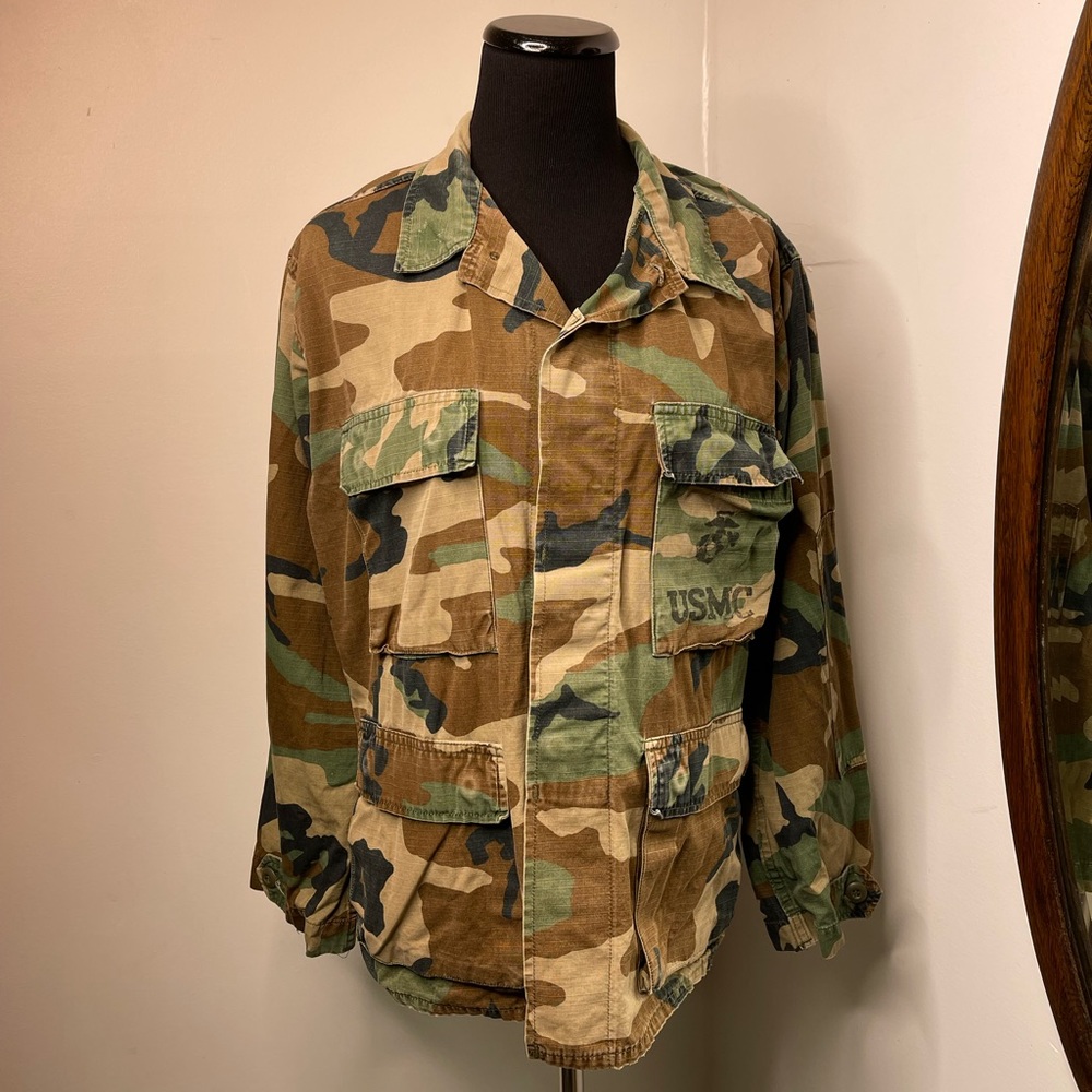 Usmc Vietnam Era Erdl Jacket Shirt - Gem